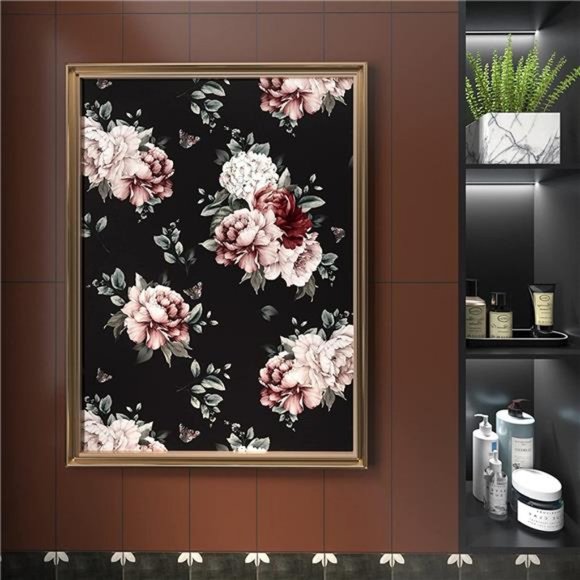 Wall Decor | Vintage Boho Floral Peel And Stick Wallpaper Roses Floral Wallpaper 175 X787 | Poshmark